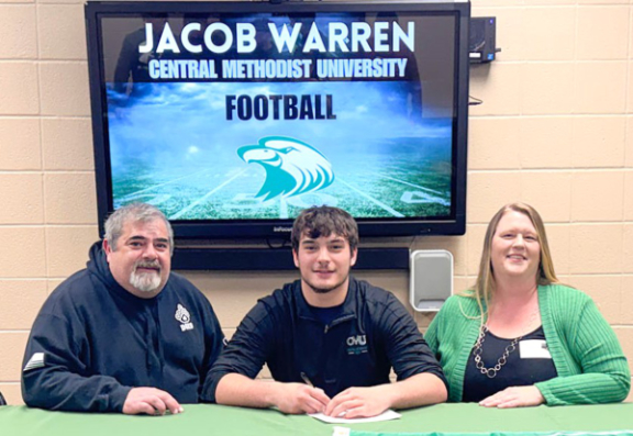 SGHS Senior Jacob Warren signs with CMU for football – Sun Times News ...