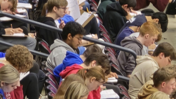 Students from over 40 high schools competing in SIU’s Math Field Day ...
