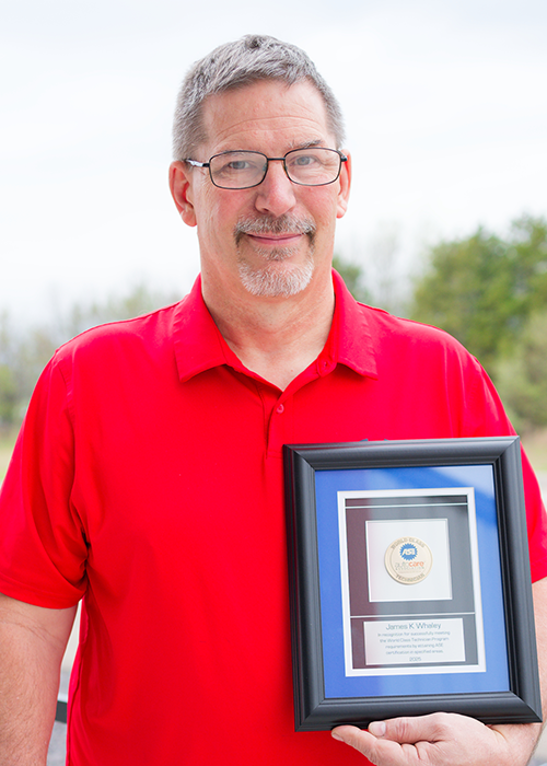 James Whaley joins elite ranks of ASE World Class Technicians – Sun ...